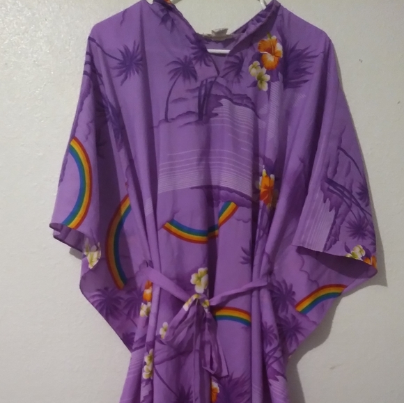 Helenas | Dresses | Helenas Hawaiian Rainbow Mumu | Poshmark